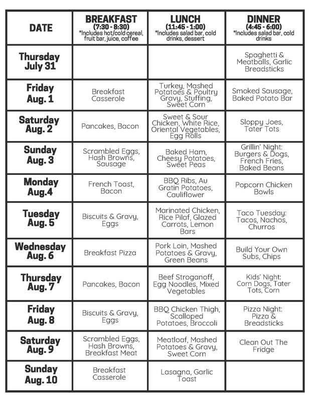 Cafeteria – Brown City Camp
